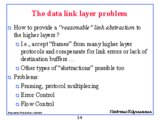 The data link layer problem