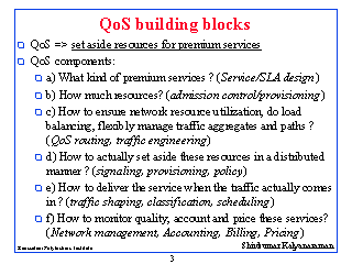 QoS building blocks